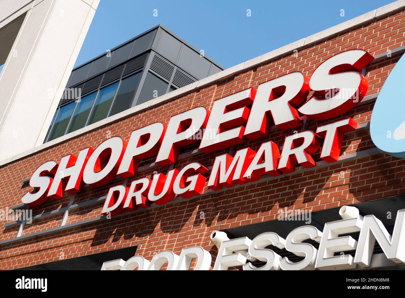 Toronto, ON, Canada - September 30, 2021: The logo and brand sign of ...