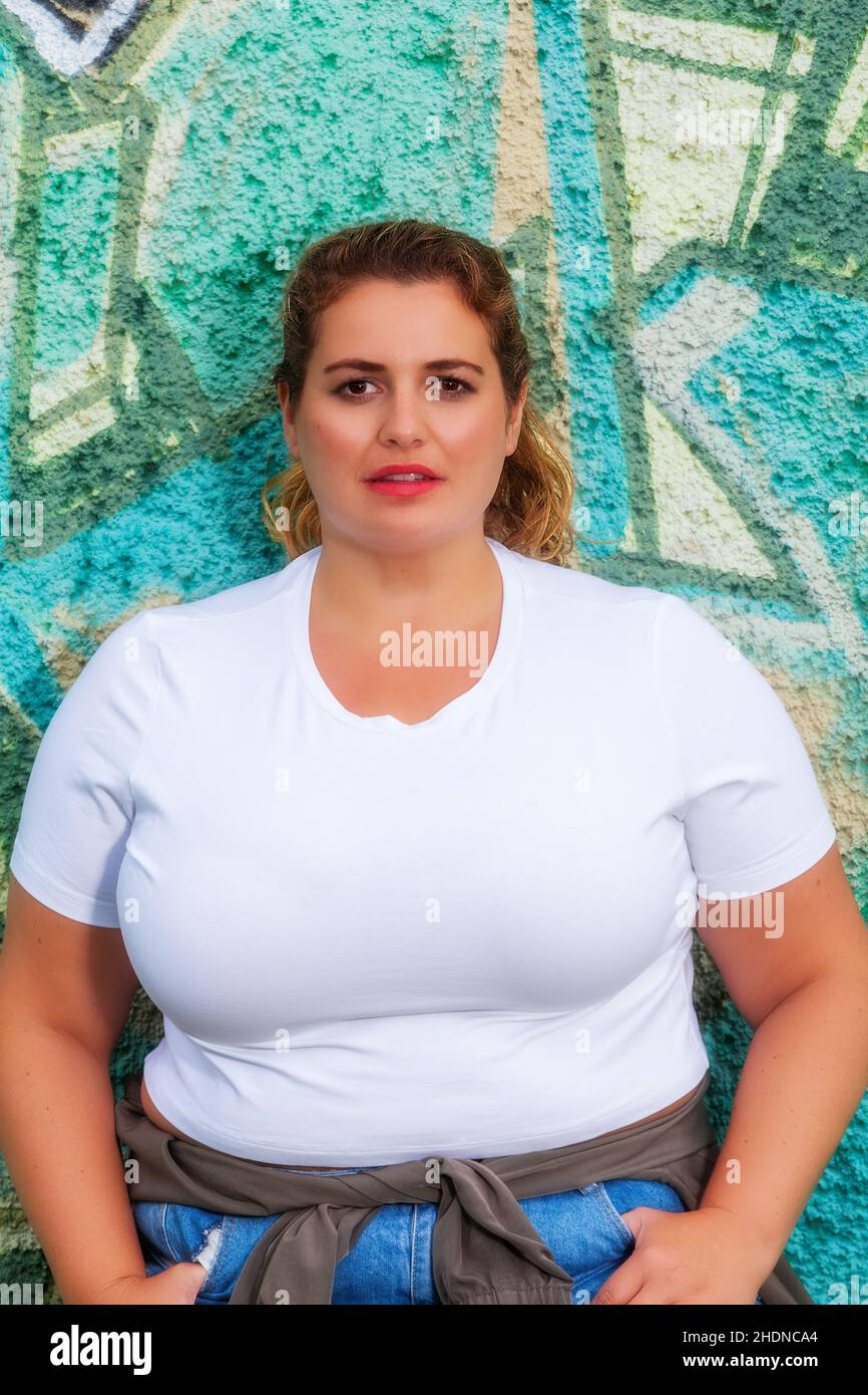 woman, plump, female, ladies, lady, women, plumps Stock Photo - Alamy