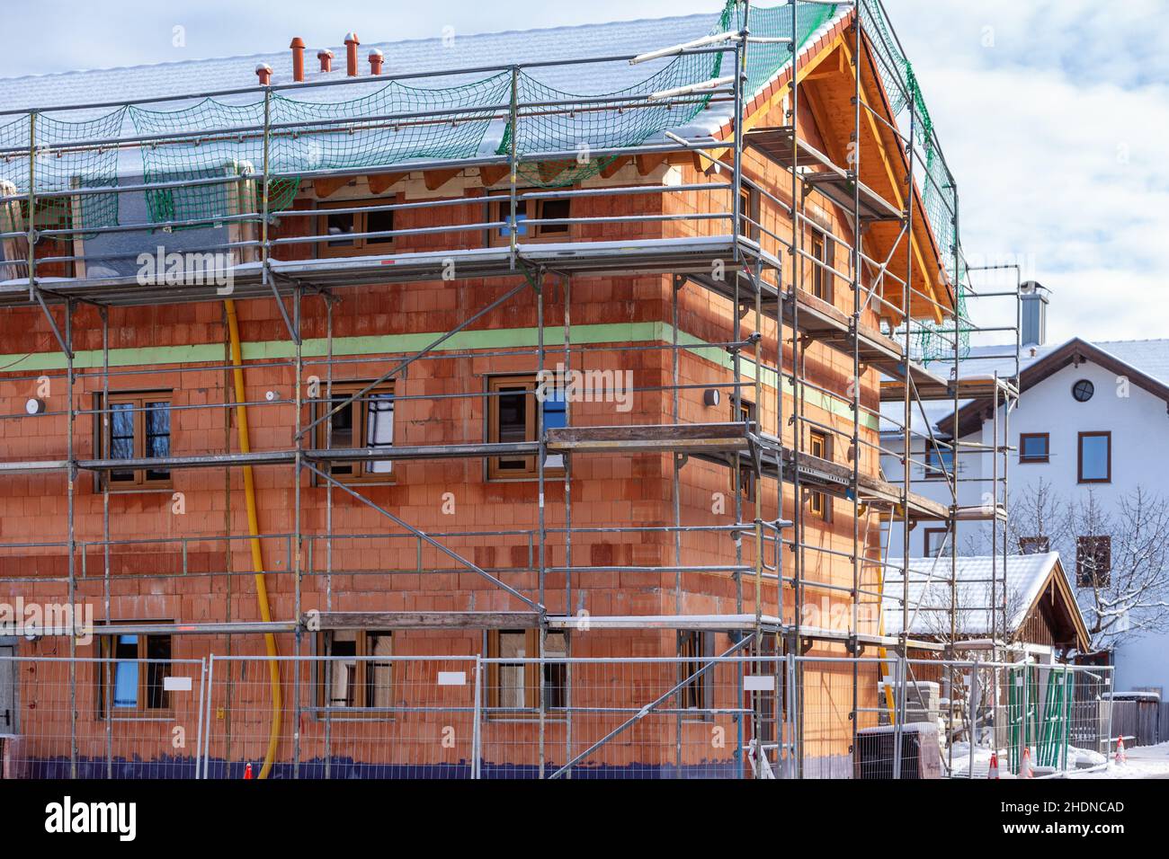 building construction, carcass, scaffolding, building constructions ...