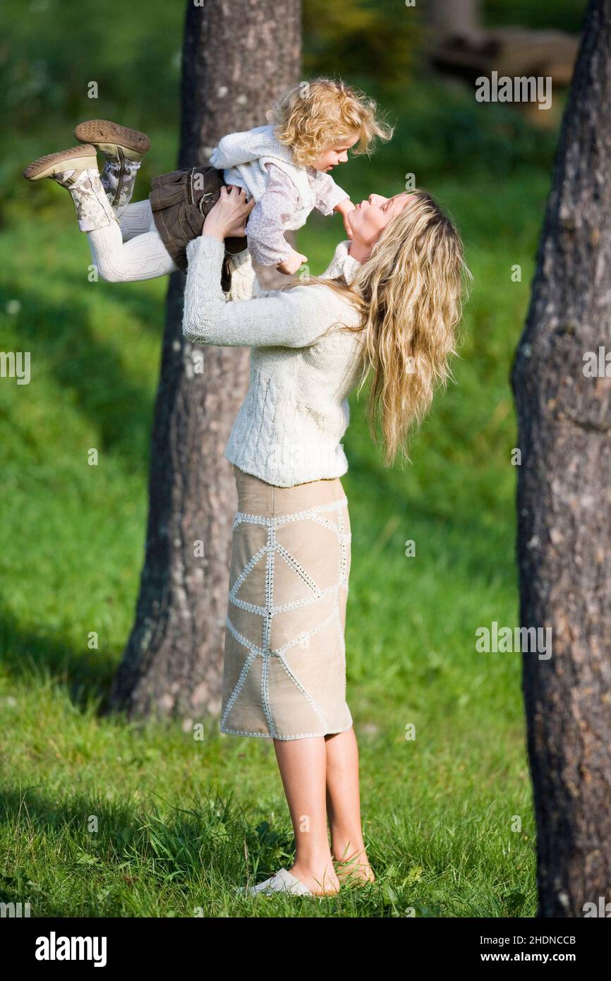 mother, daughter, lifting, mom, mothers, mum, daughters Stock Photo - Alamy