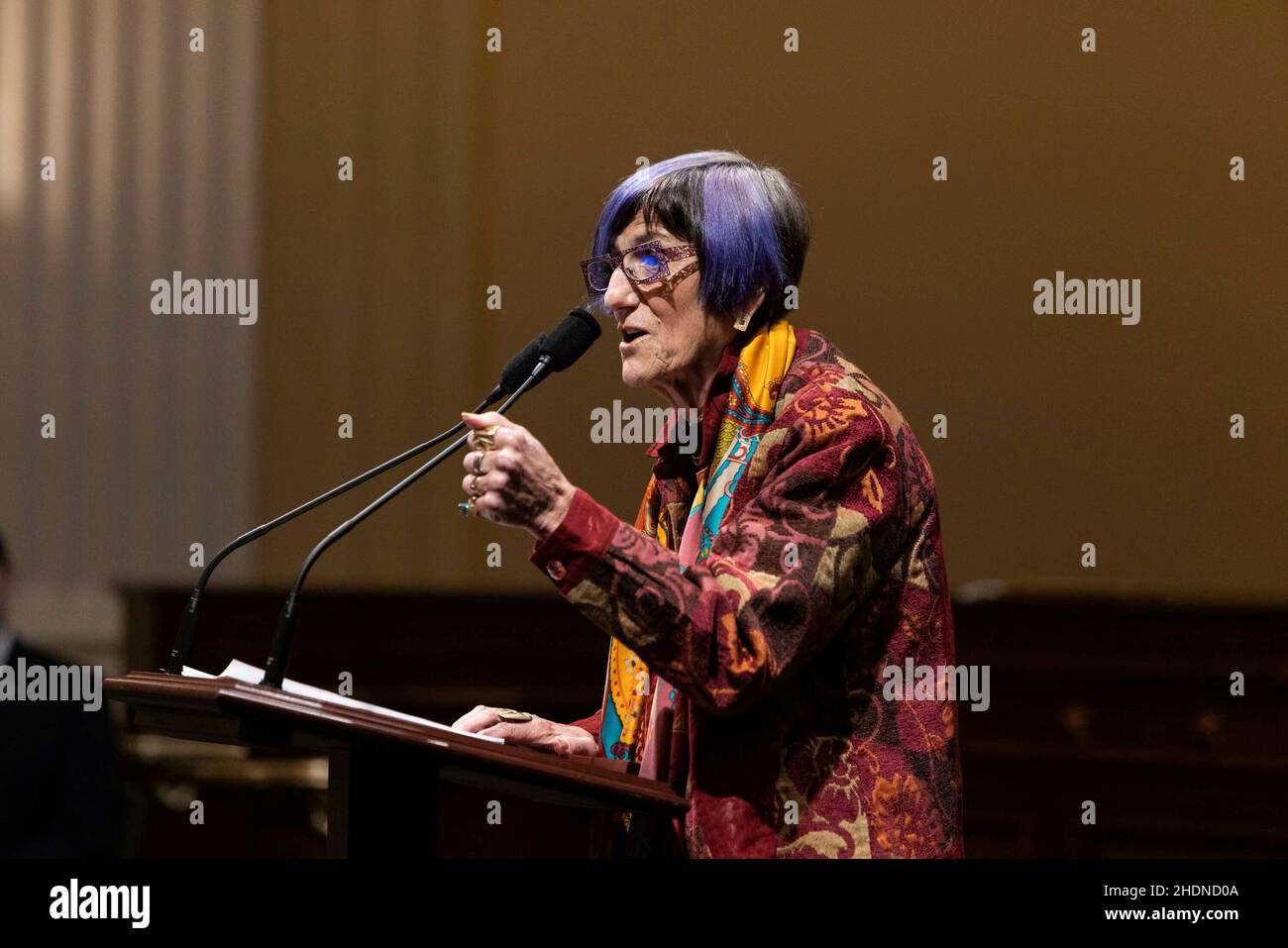 United States Representative Rosa DeLauro (Democrat of Connecticut ...