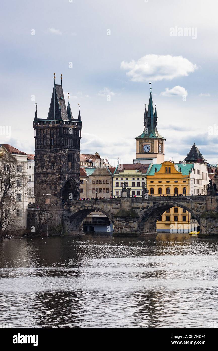 prague, charles bridge, pragues, charles bridges Stock Photo - Alamy