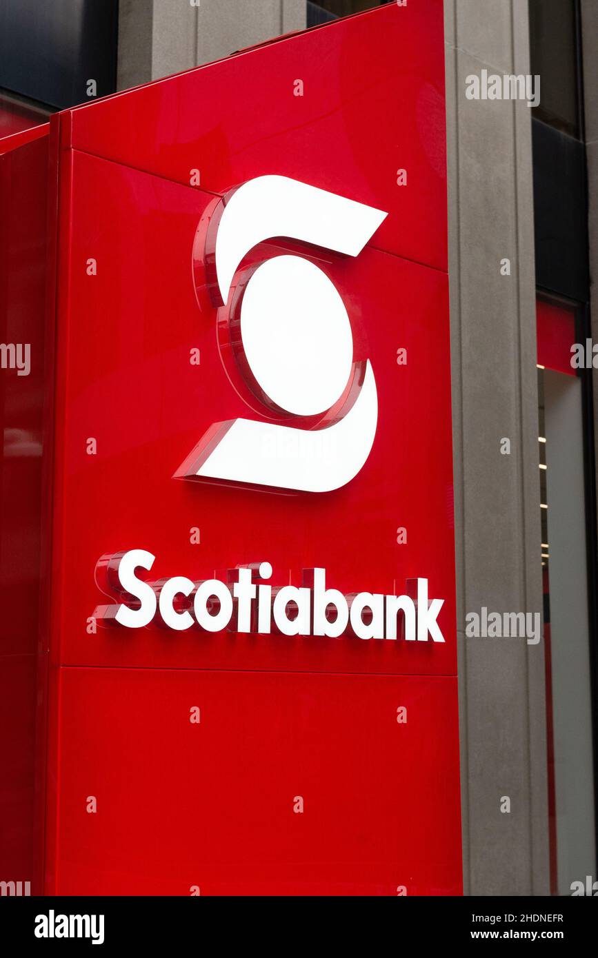 Toronto, ON, Canada – December 05, 2021: The logo and brand sign of ...