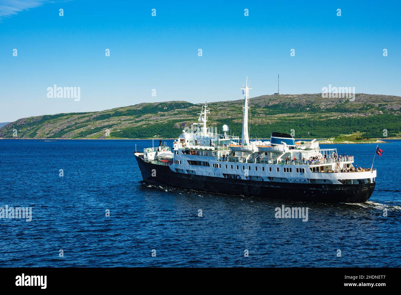 norway, passenger ship, varangerfjord, norways, passenger ships Stock ...