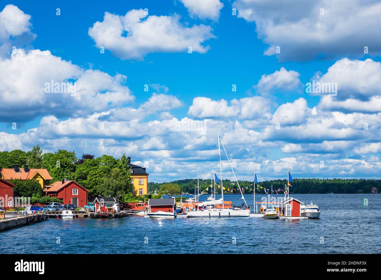 sharp garden, archipelago, schärengartens, archipelagos Stock Photo - Alamy