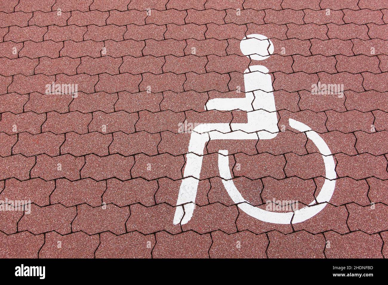 disabled driver sign, disabled driver signs Stock Photo - Alamy
