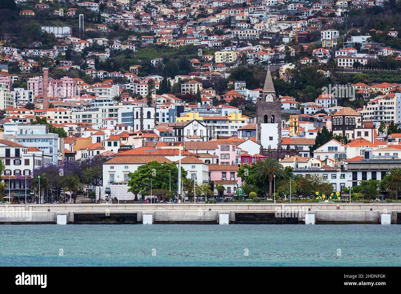 View of funchal church hi-res stock photography and images - Alamy