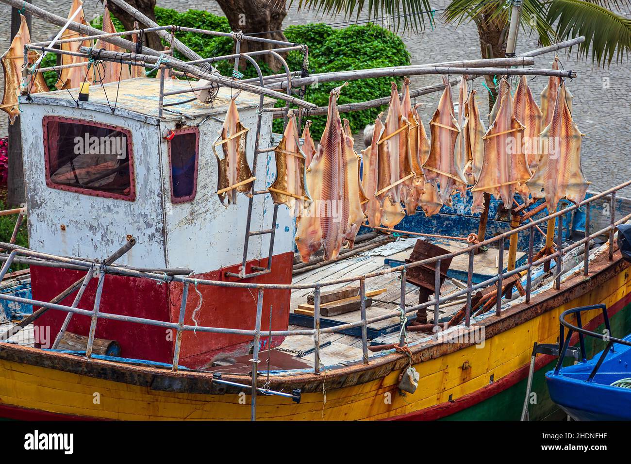 drying, fishing boat, dried fish, dry, dryings, fishing boats, dried ...