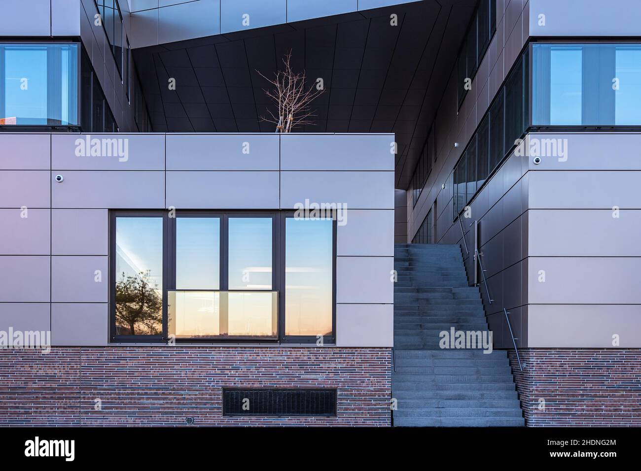 office building, modern architecture, morning light, office buildings ...