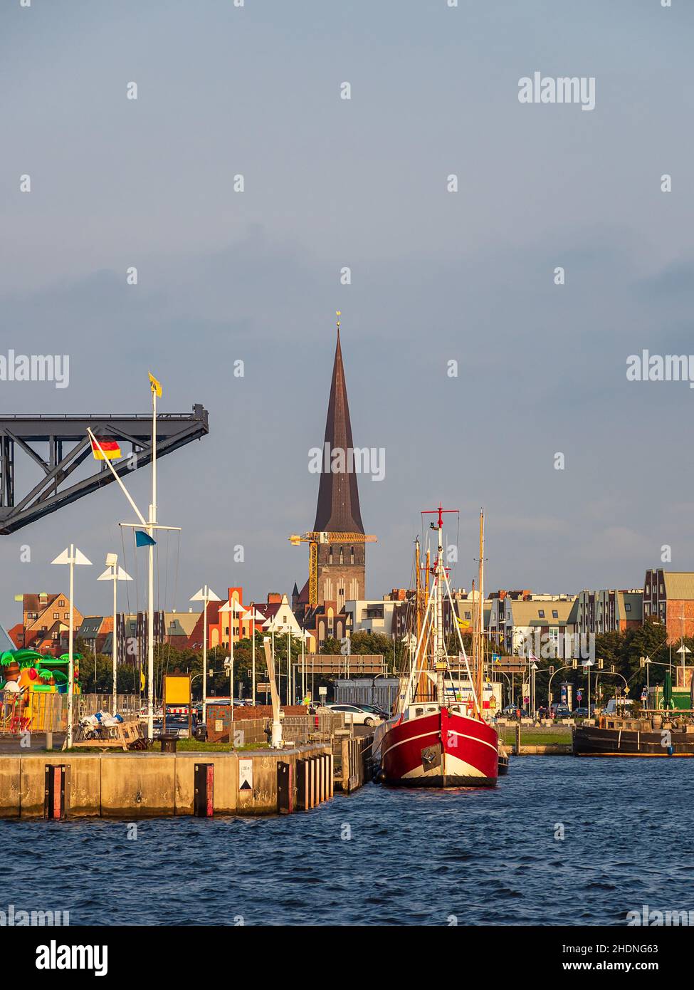 rostock, city harbor, rostocks Stock Photo - Alamy