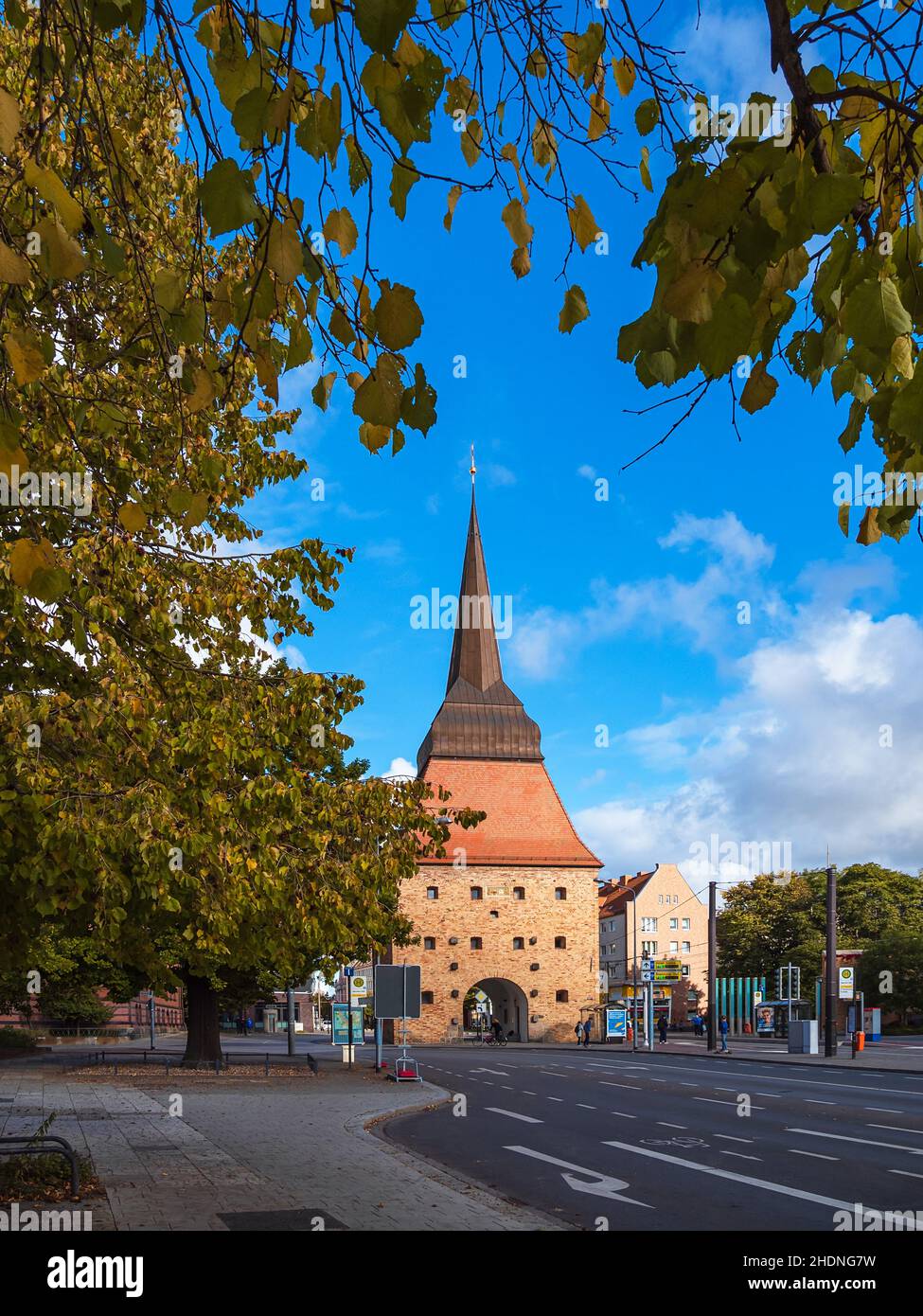 rostock, stone gate, rostocks, stone gates Stock Photo - Alamy
