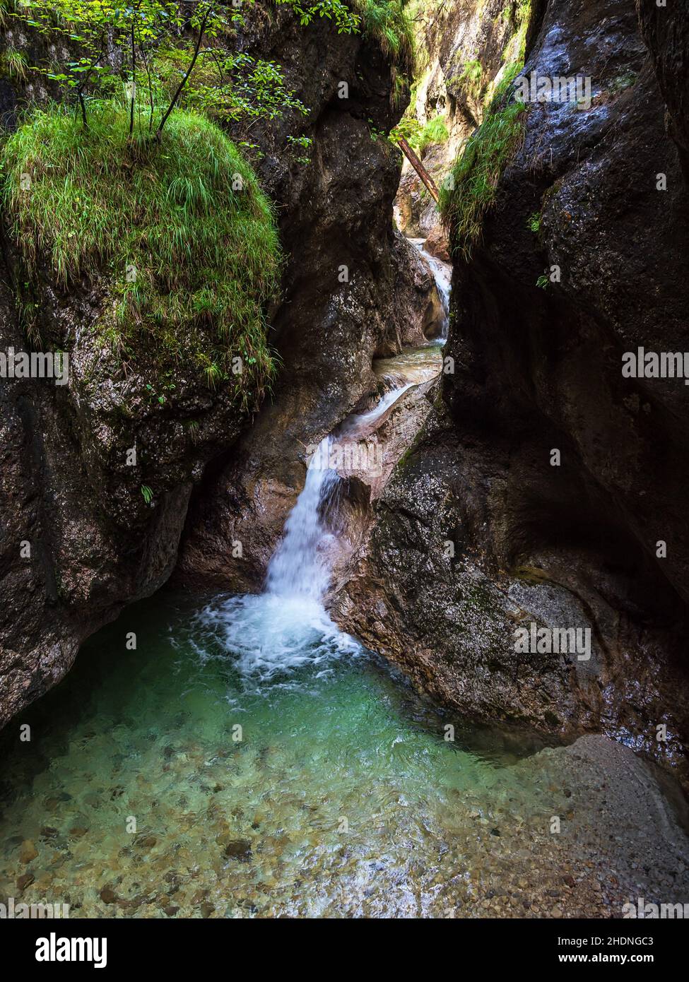 almbach, almbachklamm, almbachs, almbachklamms Stock Photo - Alamy