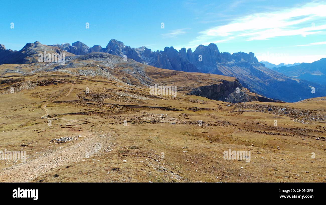 schlern mountain, south tyrol dolomites, santnerspitze, schlern ...