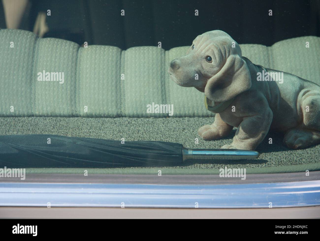 retro, storage, car window, nodding dog, rear window, old fashioned ...