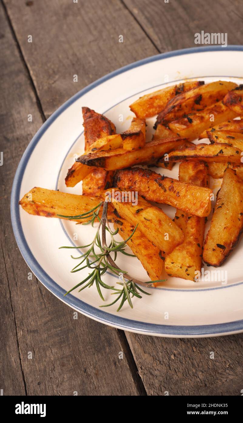 french fries, potato wedges, pommes, potato wedge Stock Photo - Alamy