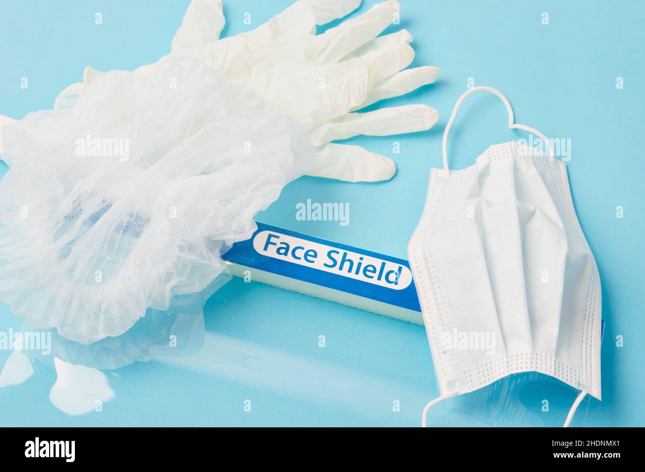 The Personal protective equipment : PPE. Disposable face mask, Face ...