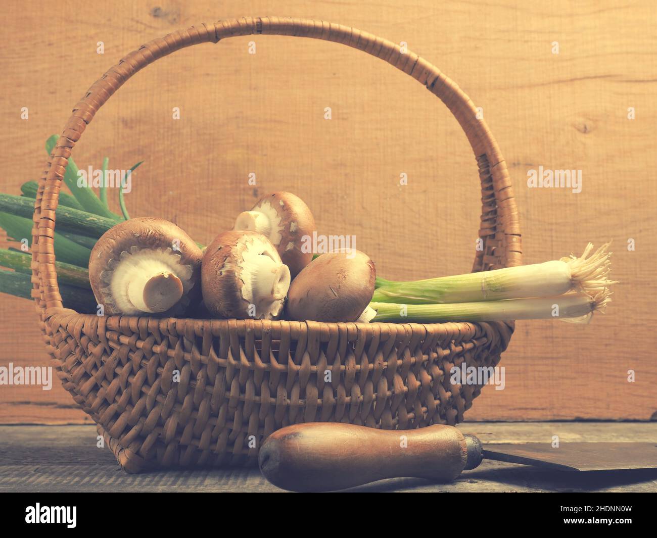 vegetable, wicker basket, vegetables Stock Photo - Alamy