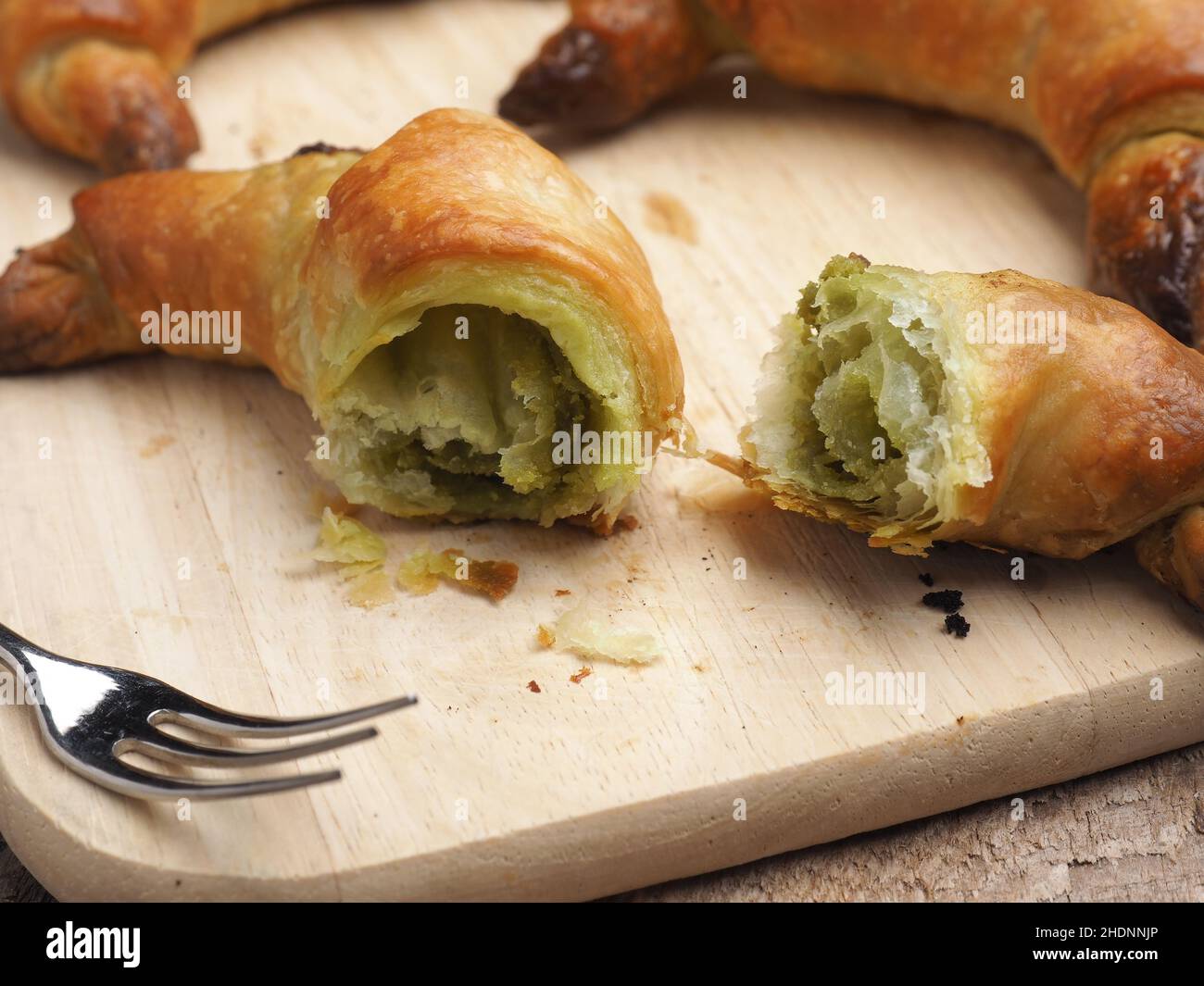 Matcha croissant hi-res stock photography and images - Alamy