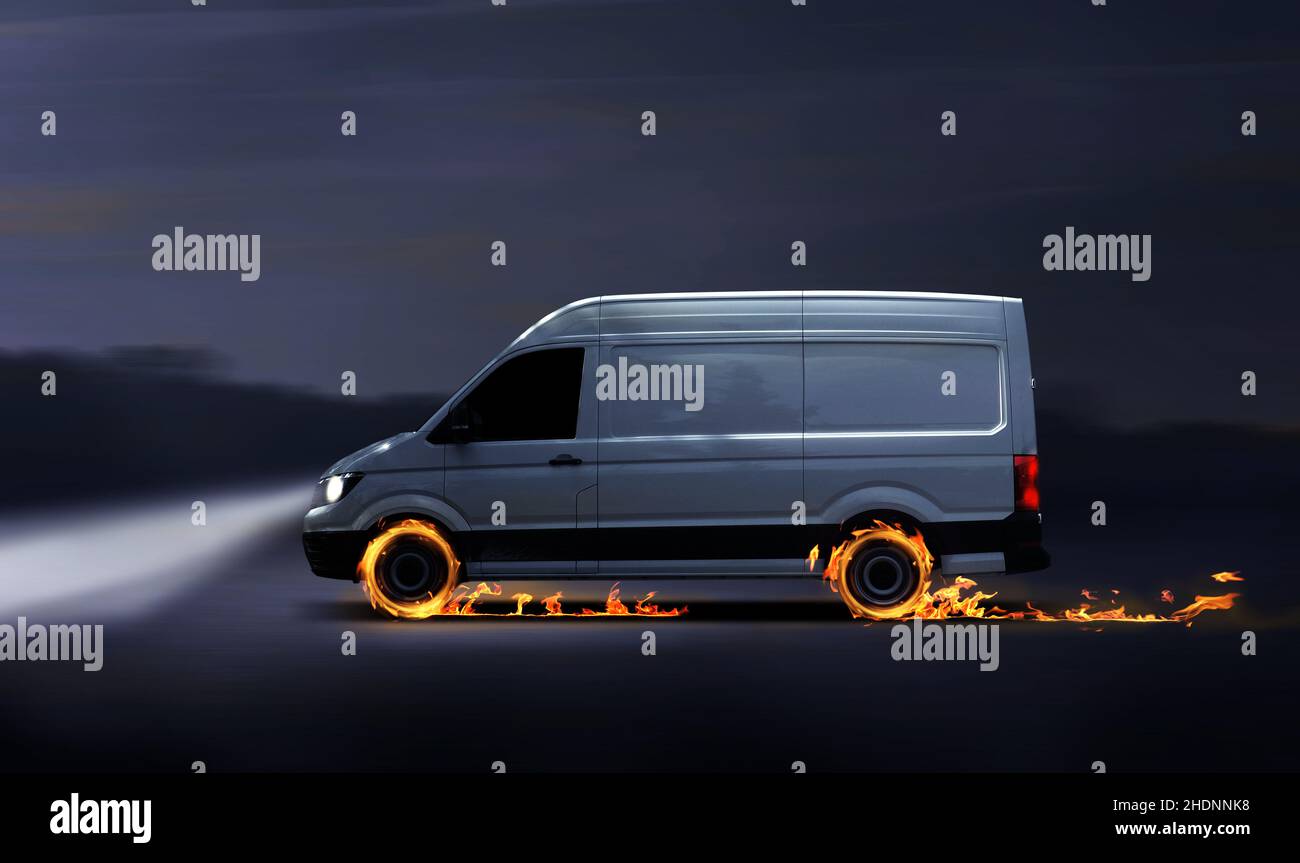 Transporter van hi-res stock photography and images - Alamy