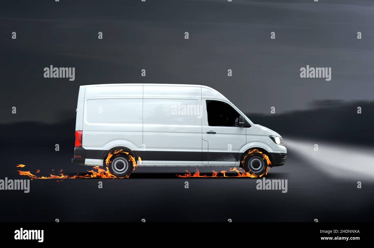 logistics, van, express, logistic, trade, vans Stock Photo - Alamy