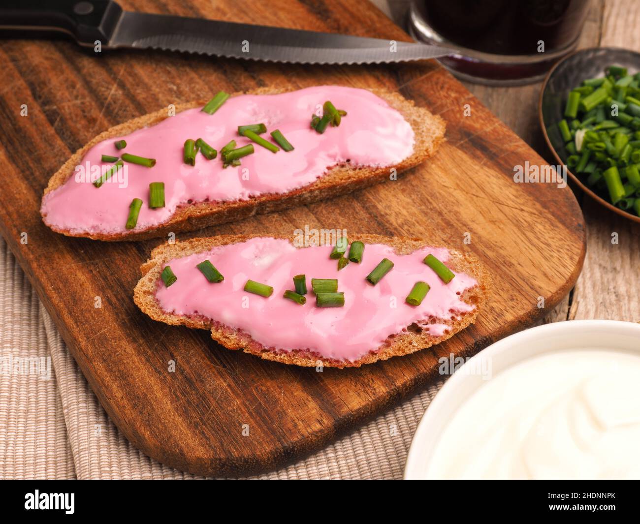 breakfast, slice of bread, breakfasts, slice of breads Stock Photo - Alamy