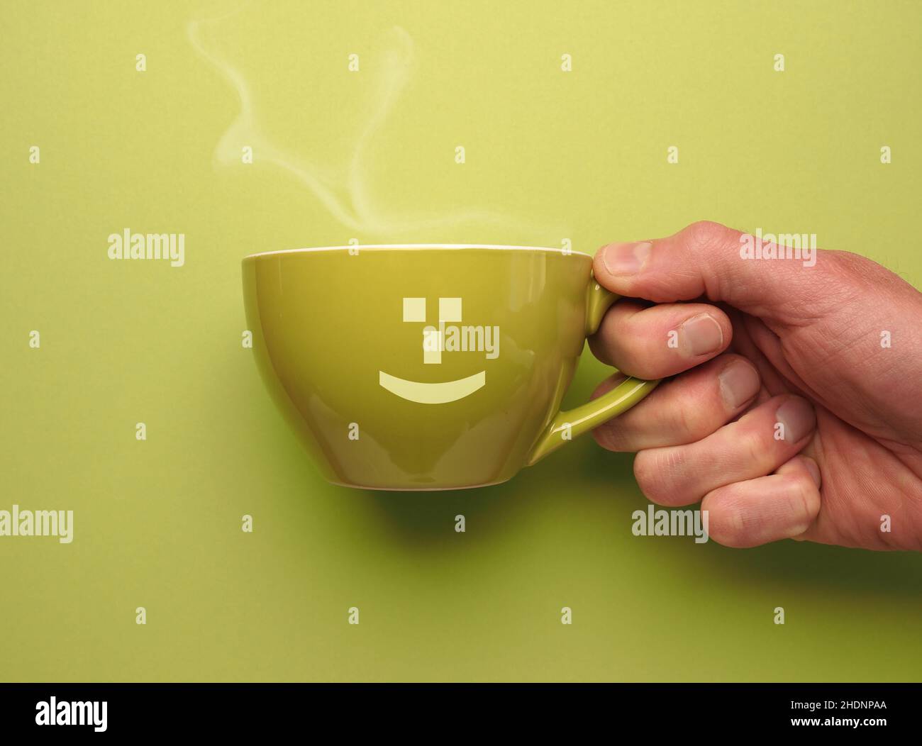 smiley, hot drink, smiley faces, hot drinks Stock Photo - Alamy