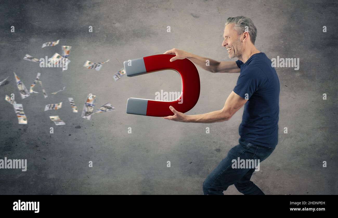 money, magnetic, bucks, currency, moneys, magnetics Stock Photo - Alamy