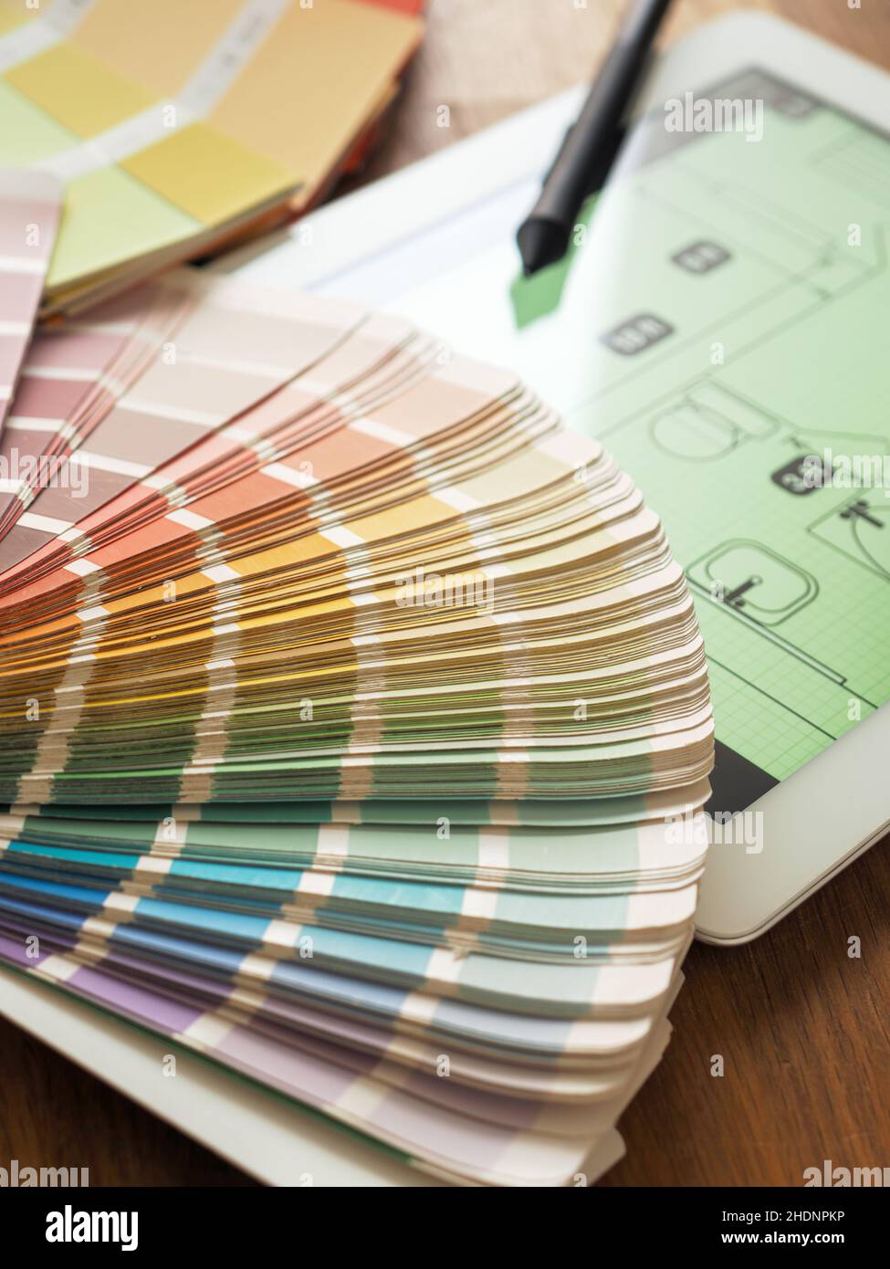 shade, color guide, samples, colours, color guides Stock Photo - Alamy