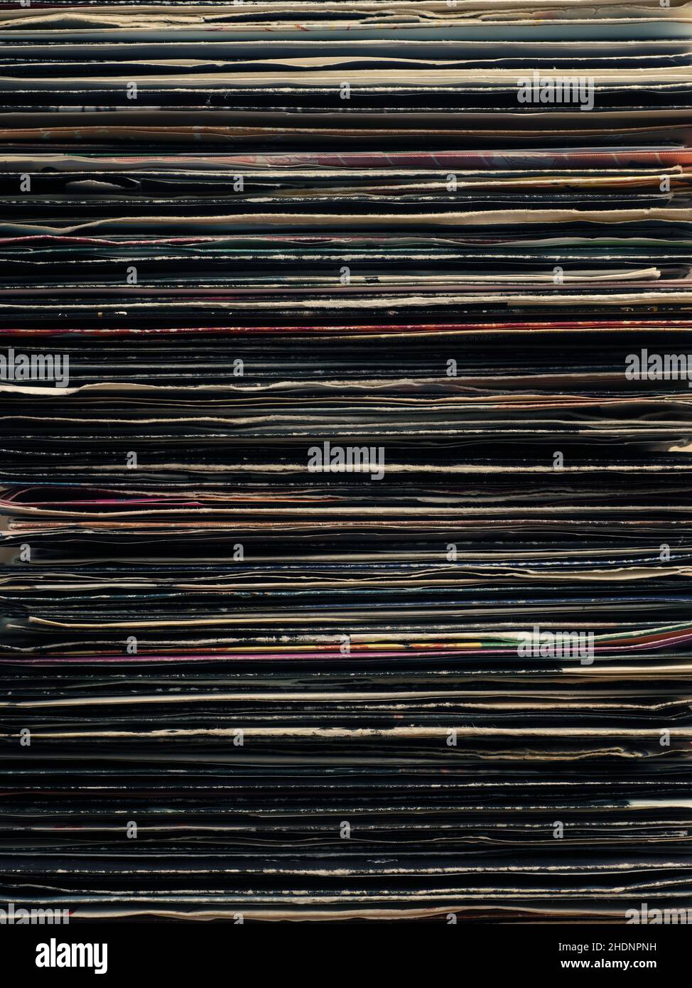 Record stacks hi-res stock photography and images - Alamy