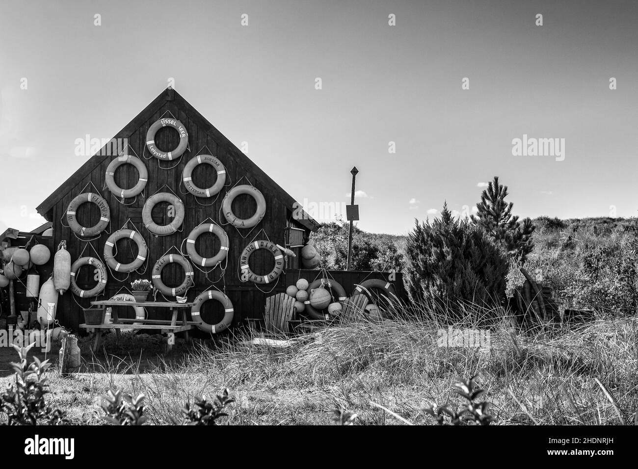 Cottages cottage house houses Black and White Stock Photos & Images - Alamy