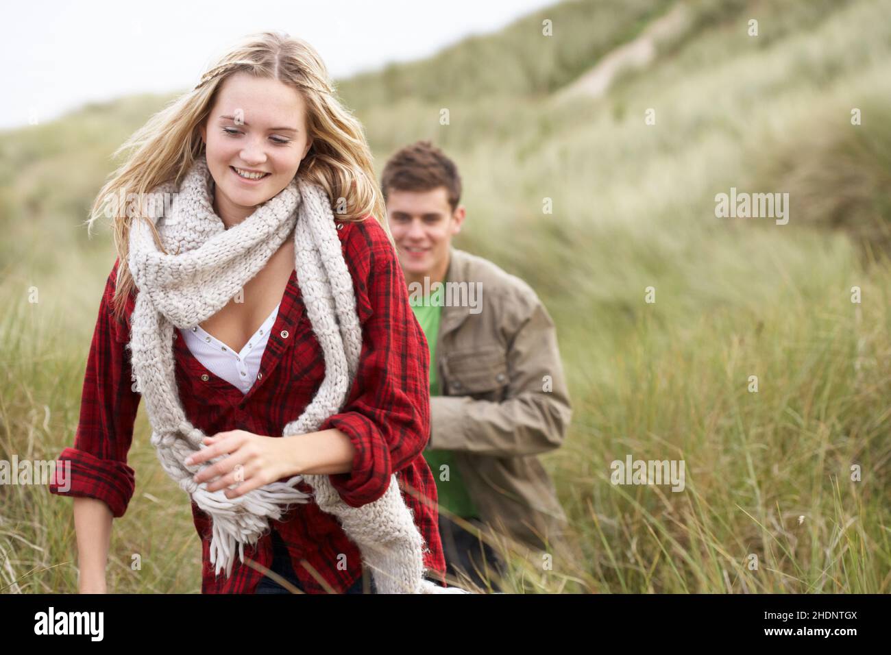 young woman, young man, walk, friends, girl, girls, woman, young women ...
