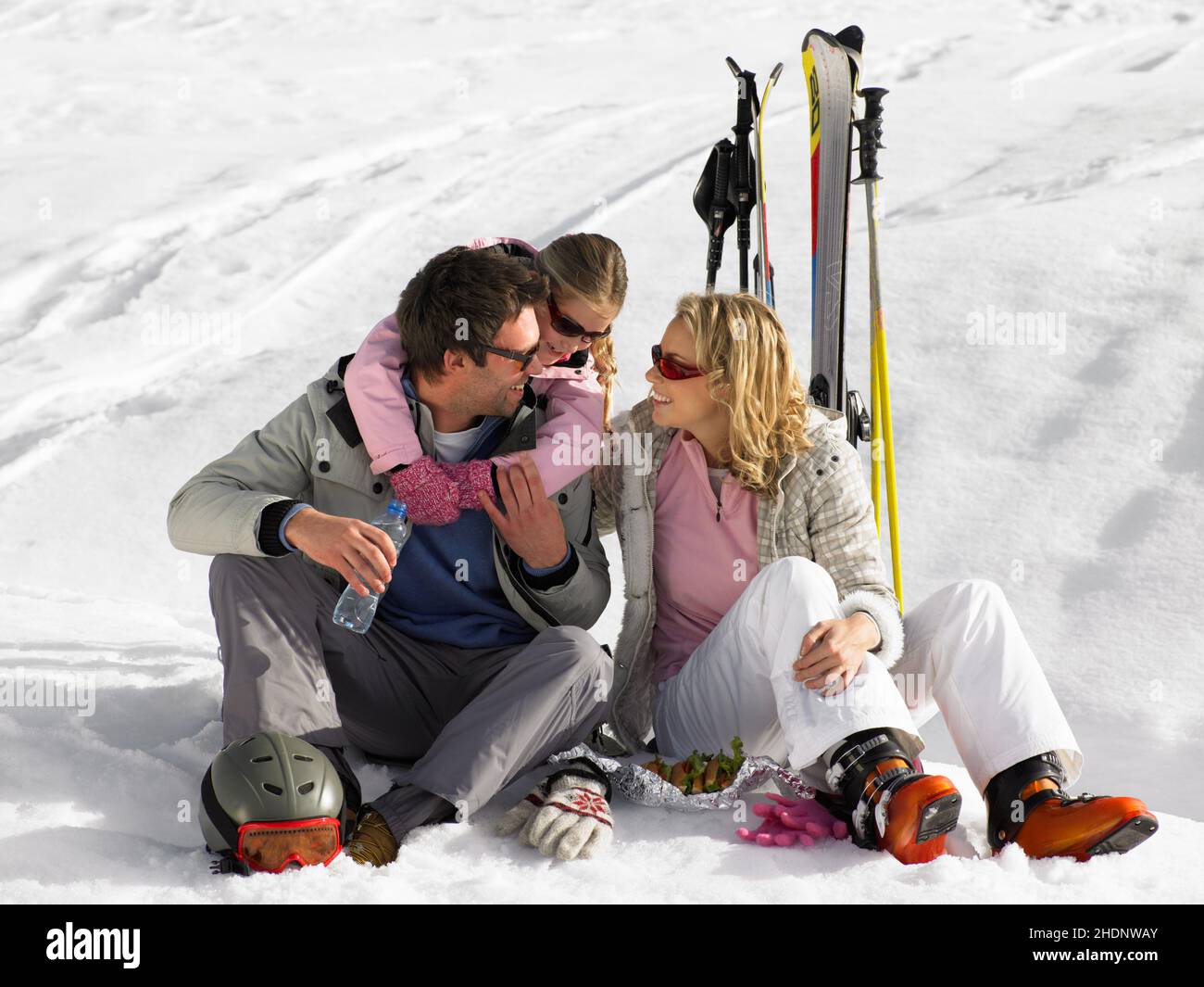 resting, family, winter holidays, ski slope, rest, families, ski slopes ...
