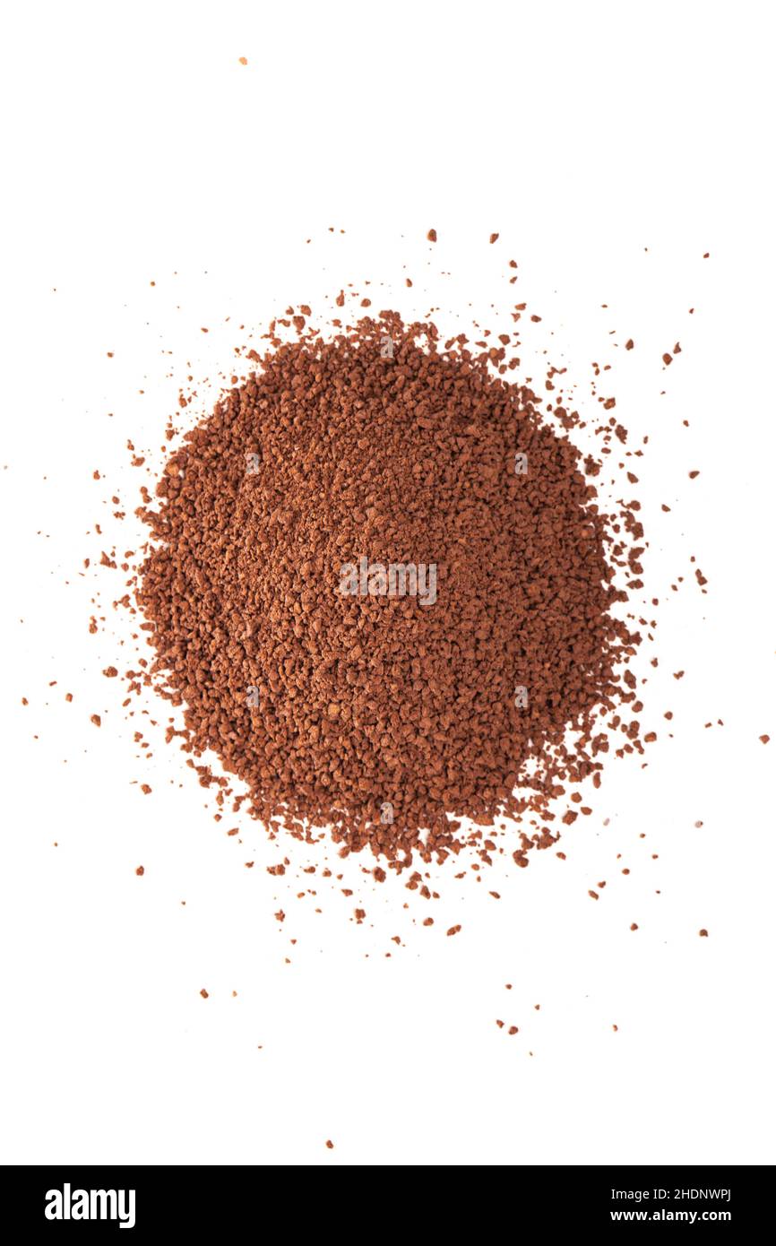 Pile of cocoa powder isolated on white background Stock Photo - Alamy