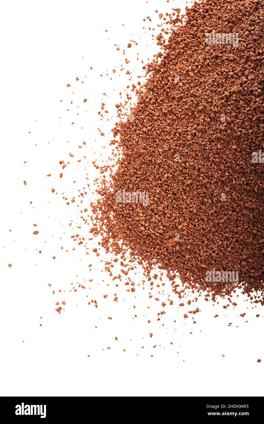 Pile of cocoa powder isolated on white background Stock Photo - Alamy