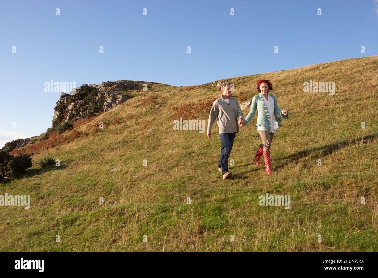 couple, walk, pairs, walks Stock Photo - Alamy