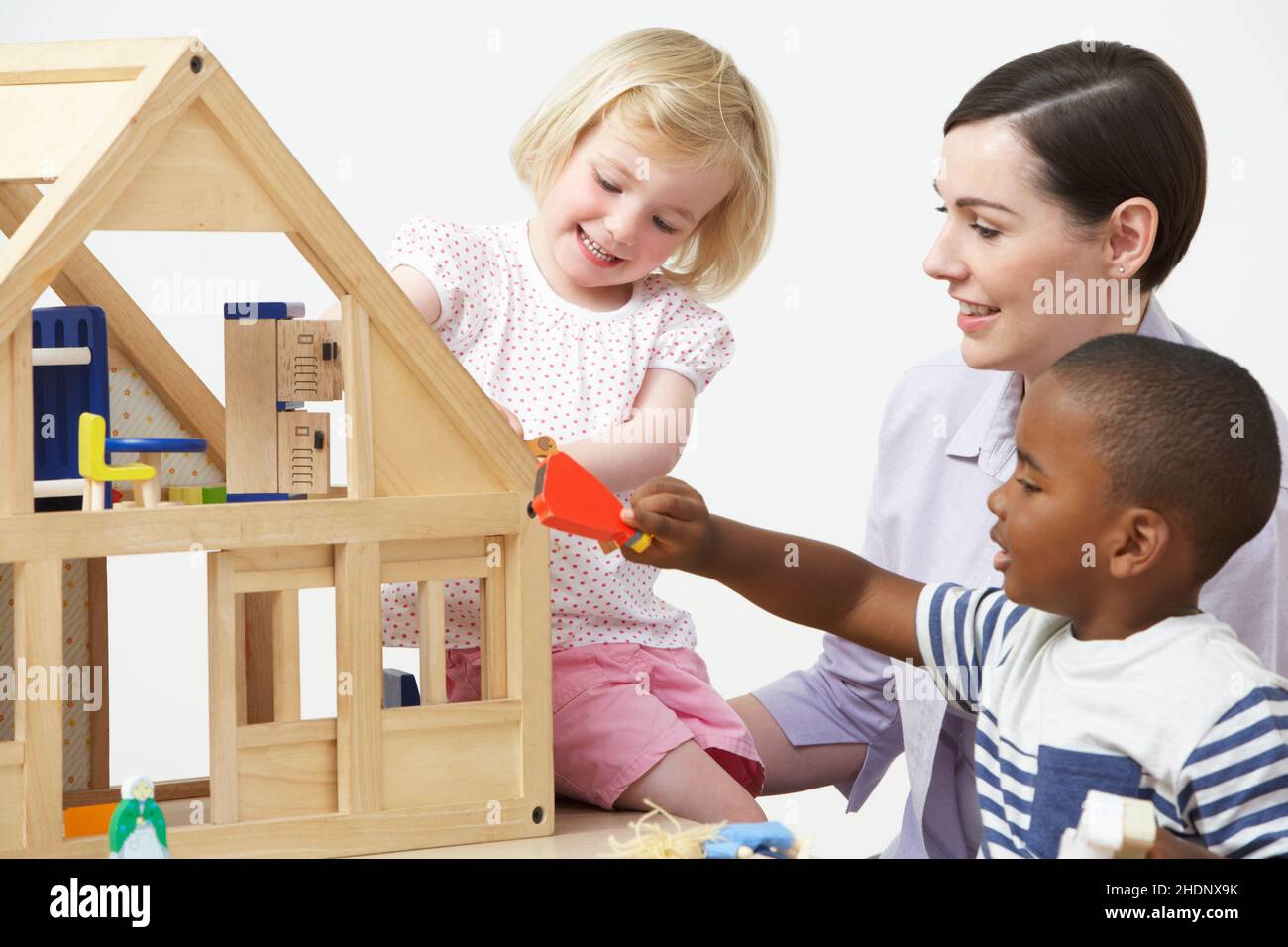White child nanny hi-res stock photography and images - Alamy