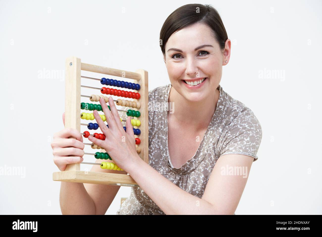 Baby using abacus hi-res stock photography and images - Alamy