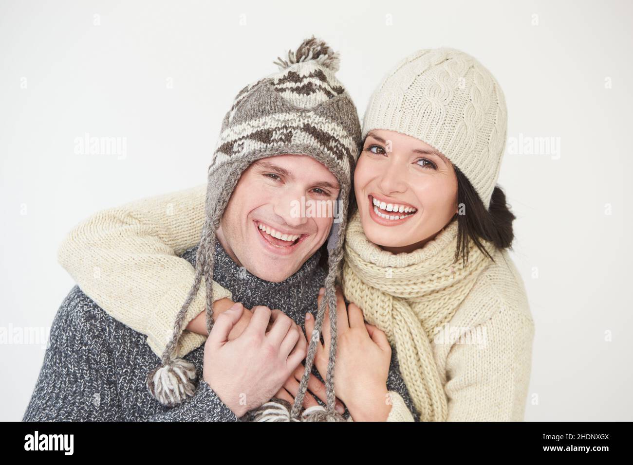 couple, embracing, winter, loving, pairs, cuddling, hug, hugging ...