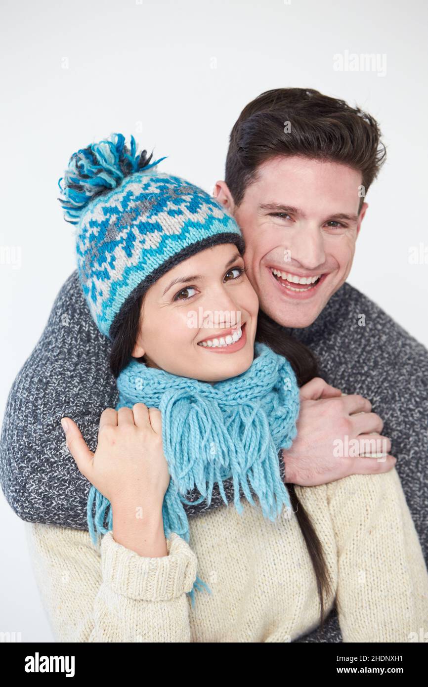 couple, embracing, winter, loving, pairs, cuddling, hug, hugging ...