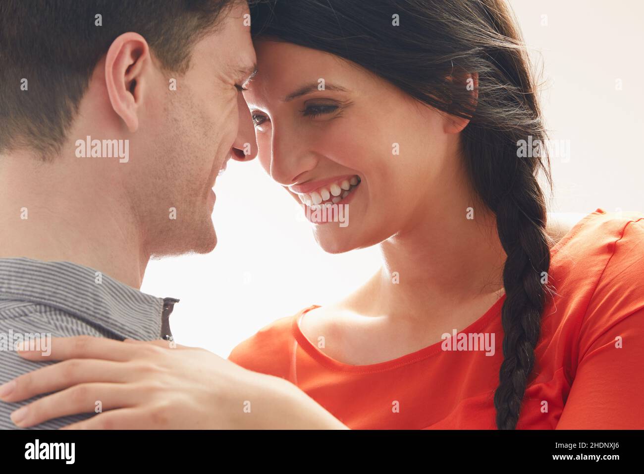 Middle aged couple cuddling on hi-res stock photography and images - Alamy