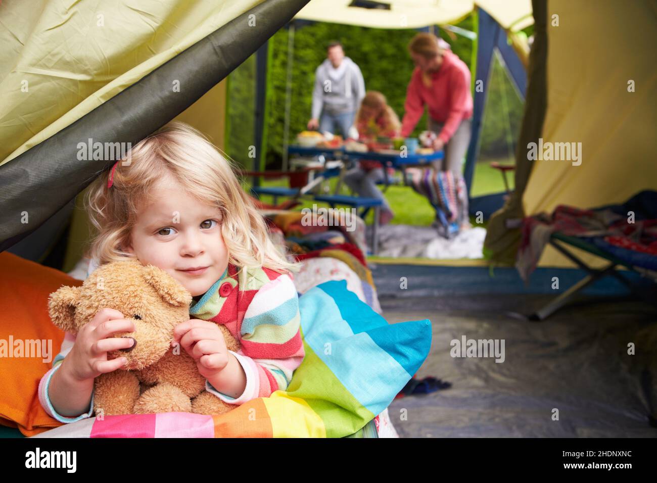 girl, camping, girls, camp, camper Stock Photo - Alamy