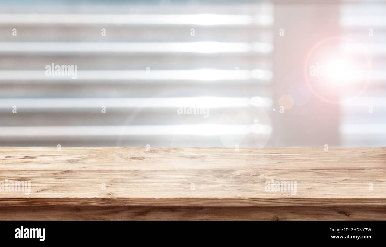 table, window, lens flare, tables, windows, lens flares Stock Photo - Alamy