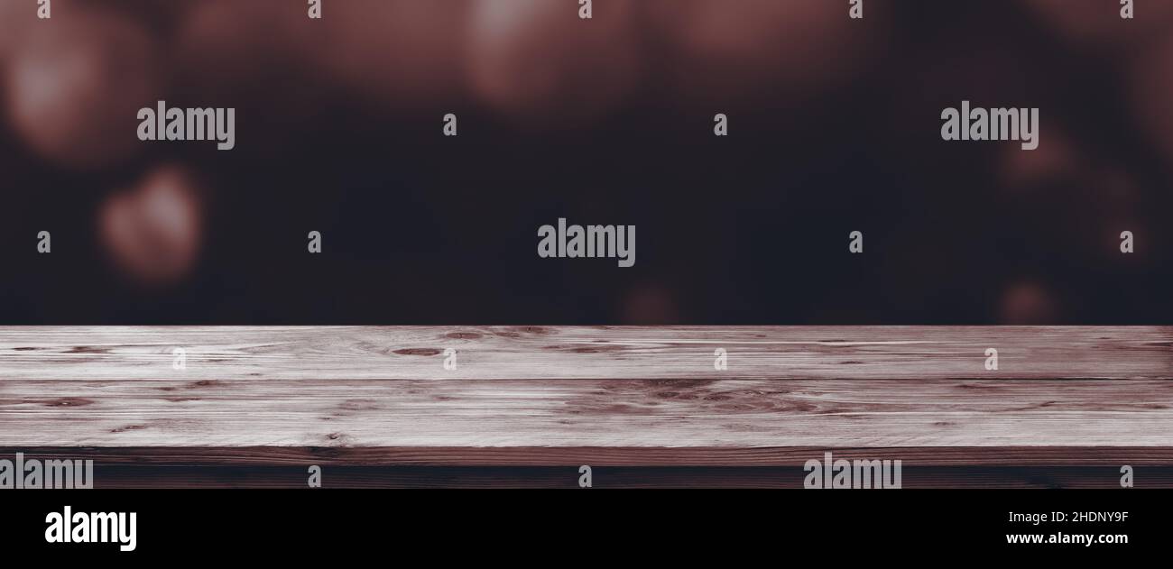 wooden table, bokeh, wooden tables, bokehs Stock Photo - Alamy