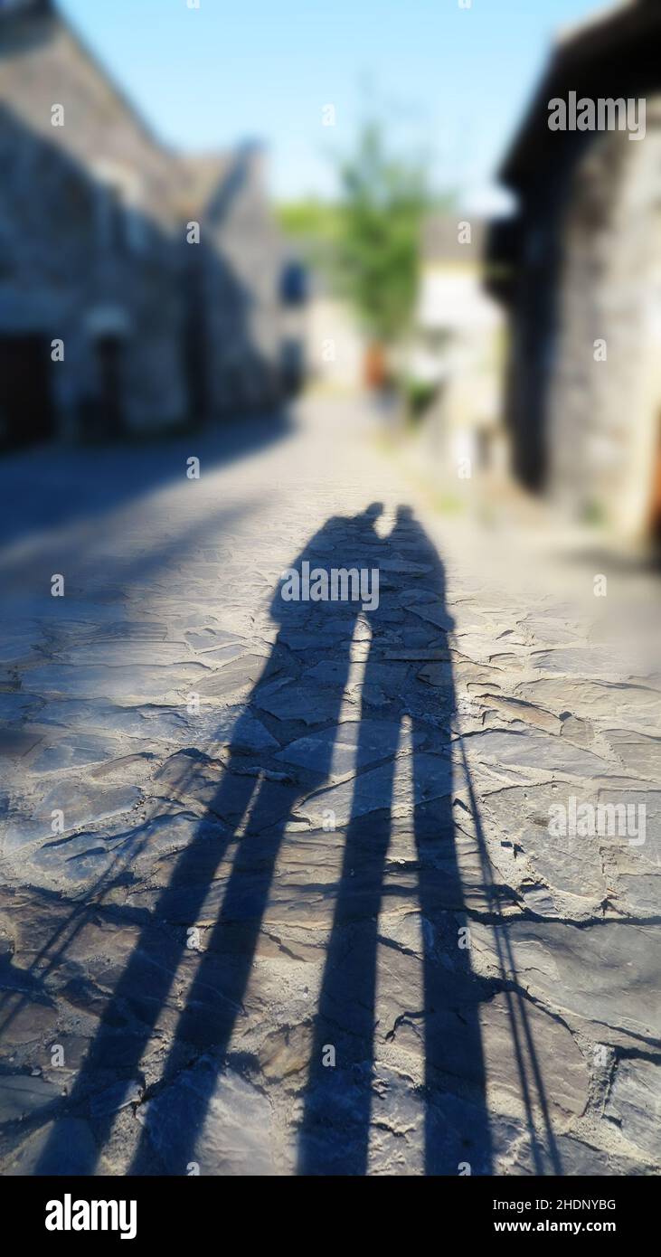 shadow, pilgrim, st james' way, shadows, pilgrims, st. james' ways ...