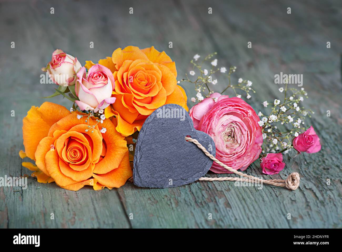 heart, rose, flower arrangements, hearts, roses, flower arrangement ...