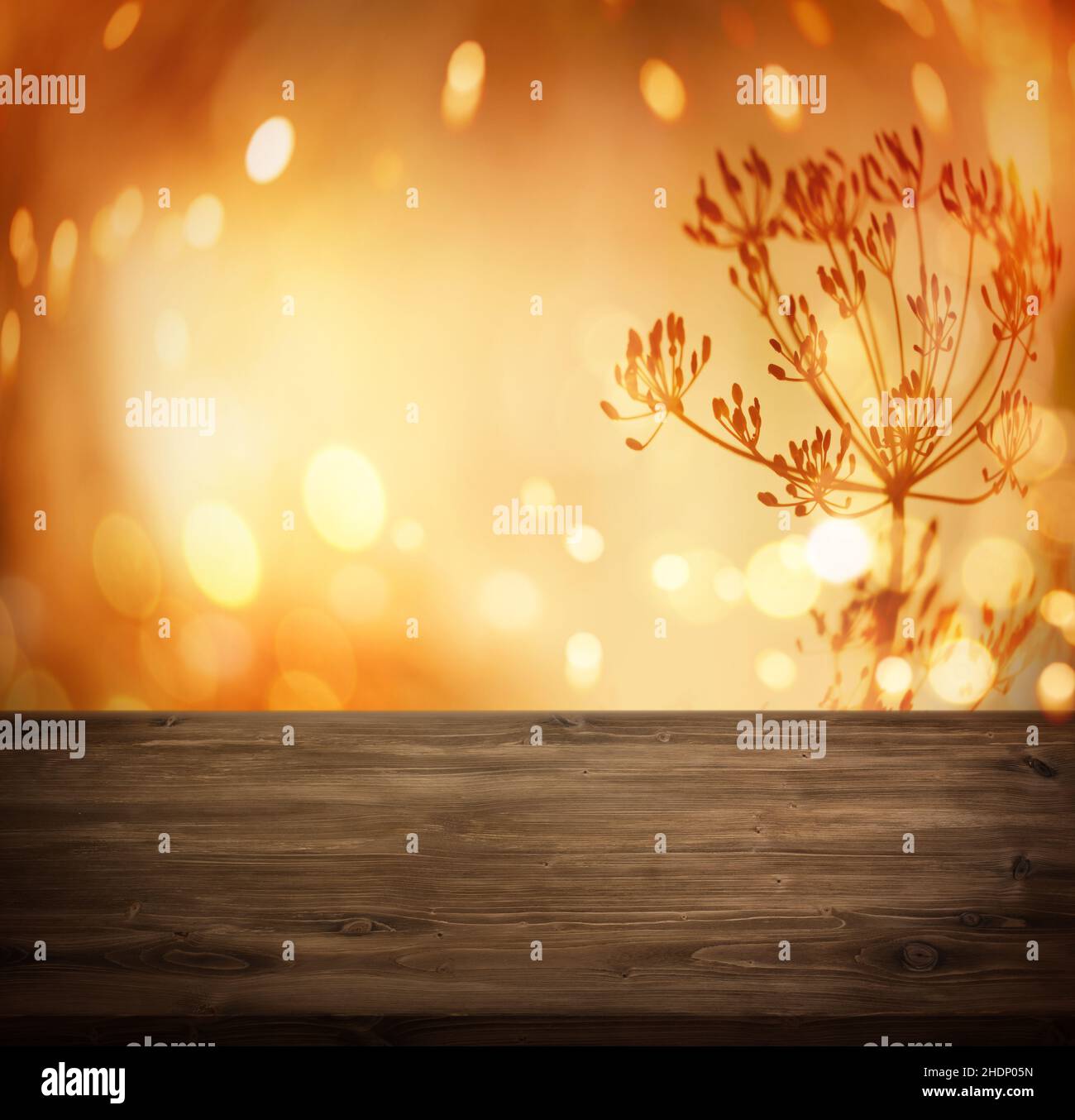 golden, wooden table, bokeh, goldens, wooden tables, bokehs Stock Photo ...