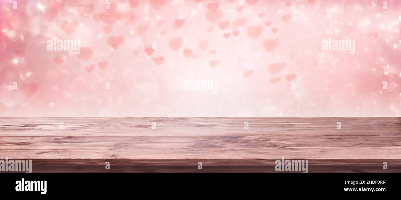 valentine, wooden table, heart, valentine's day, valentines, valentines ...