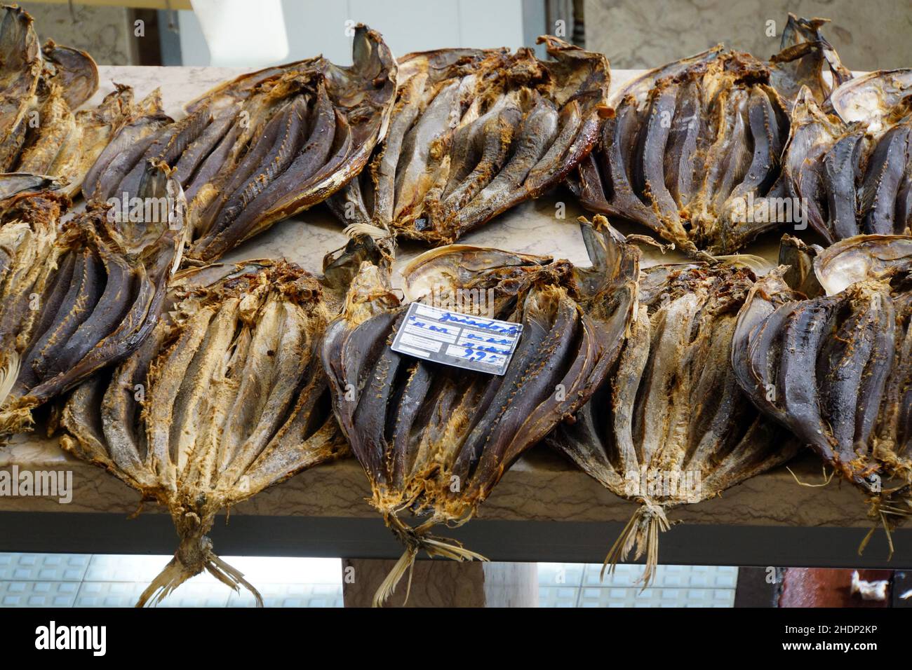fish market, dried fish, fish markets, dried fishes Stock Photo - Alamy