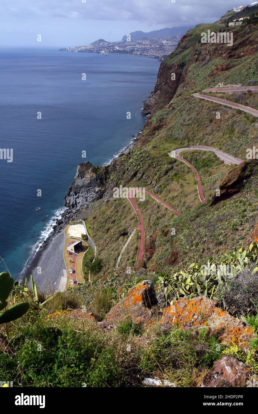 Garajau beach madeira hi-res stock photography and images - Alamy