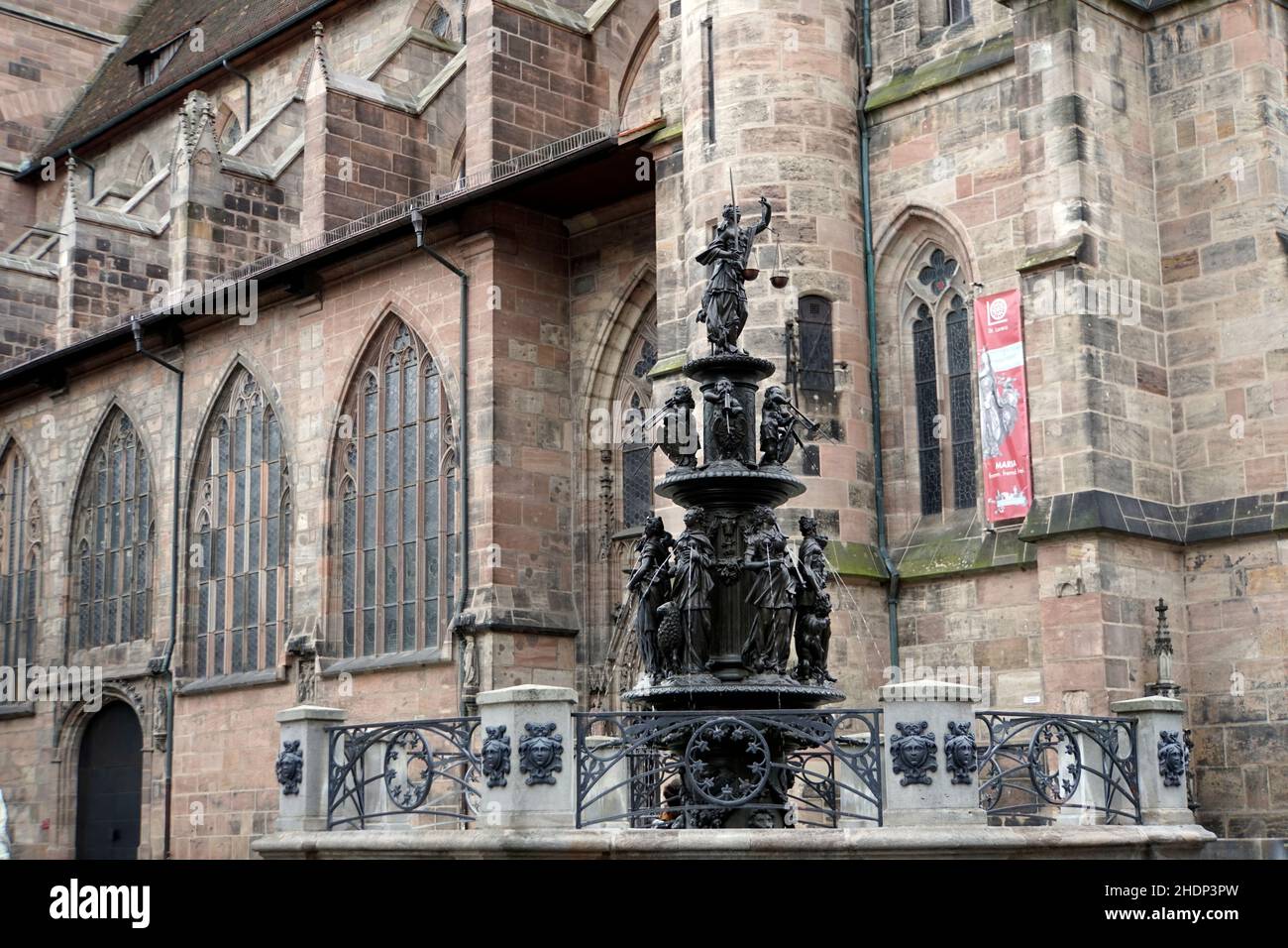 Fountain virtues nuremberg hi-res stock photography and images - Alamy